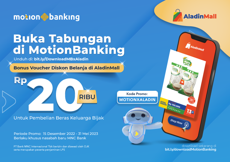 VOUCHER POTONGAN HARGA BERAS BKB - MotionBank